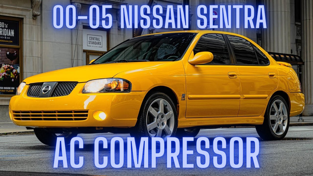 2000-2005 Nissan Sentra How to replace ac compressor - YouTube