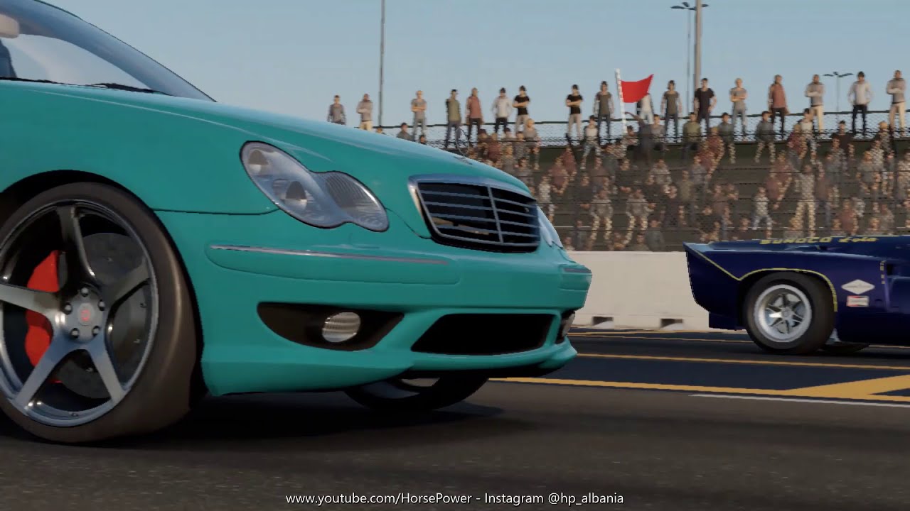 C32 AMG from 354Hp (Stock) To 625 Hp (TUNED) Drift + Acceleration - YouTube