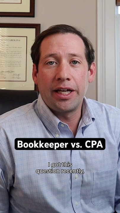 Bookkeeper vs. CPA - YouTube