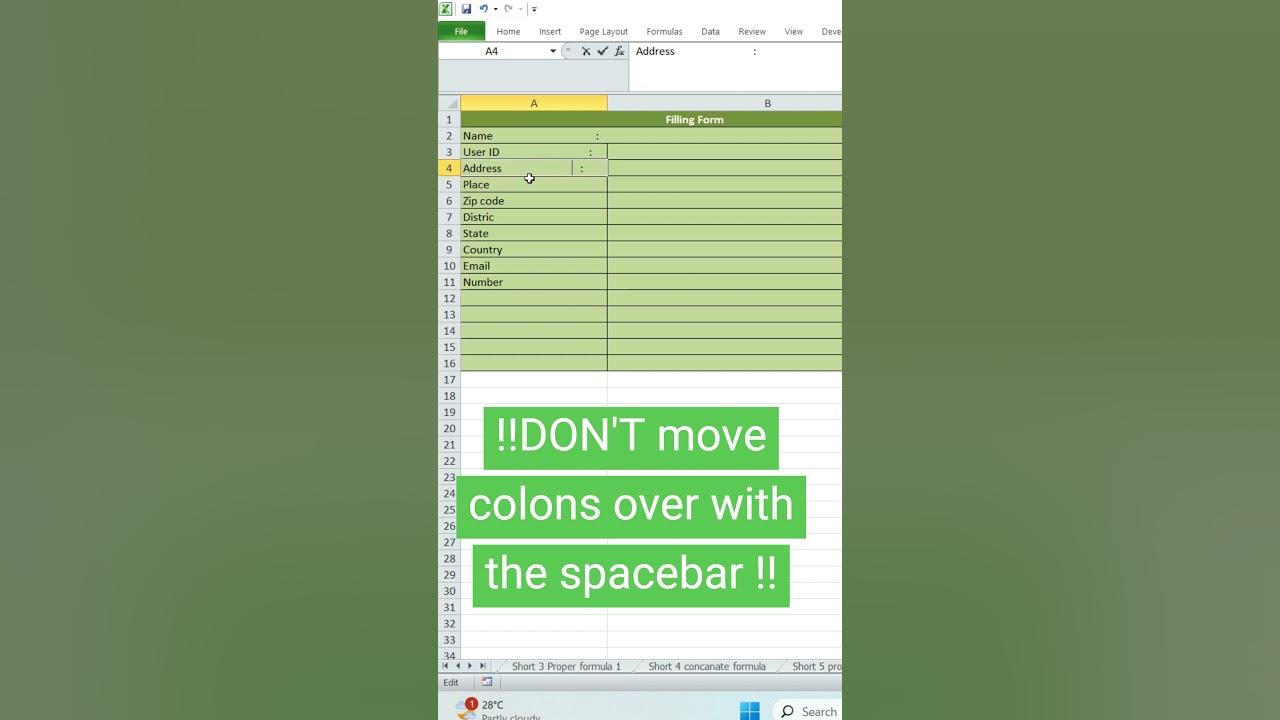 Colon Number Format in Excel | Excel Tips - YouTube