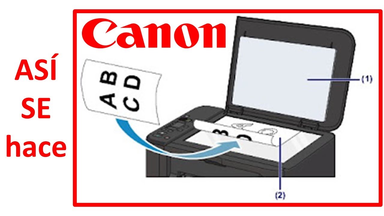 🔍¿Cómo ESCANEAR🖨 impresora ️canon 🎯PIXMA?🎲G3110 - YouTube