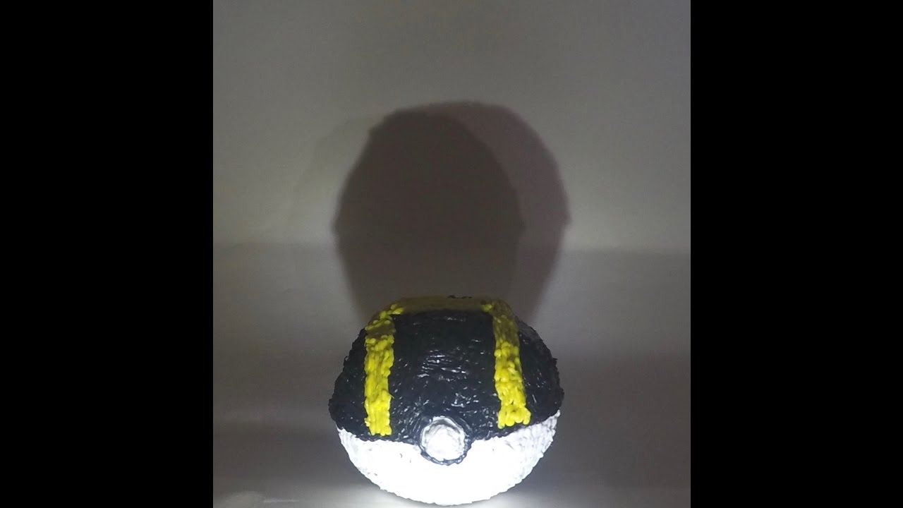 How to make a 3D Pokeball with a 3D pen - YouTube