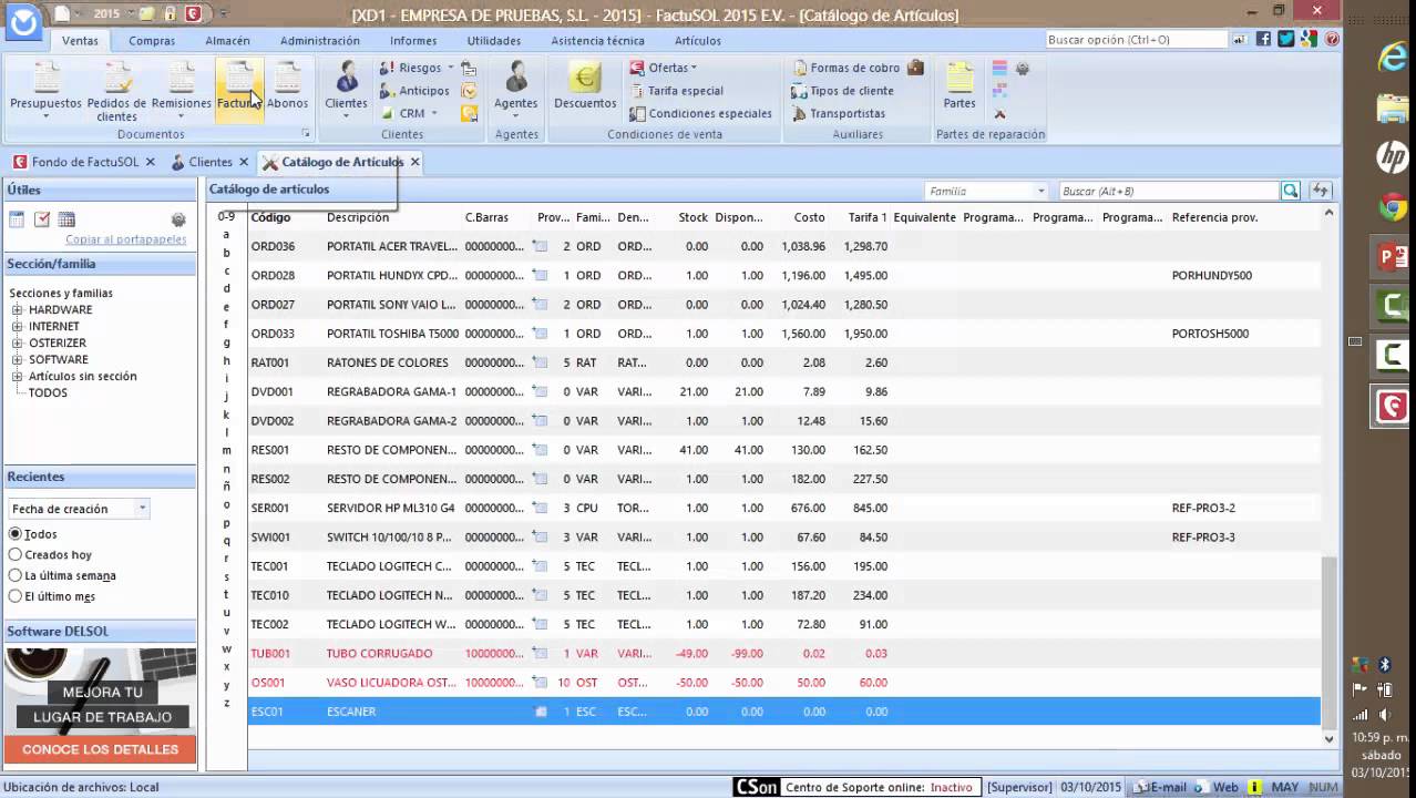 Generar factura en FACTUSOL - YouTube