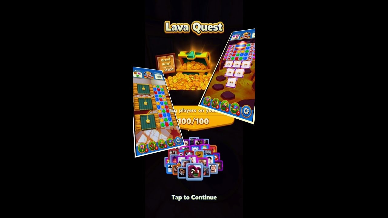 Lava quest and levels 371,372,373,373,374,375 Royal match official hard ...