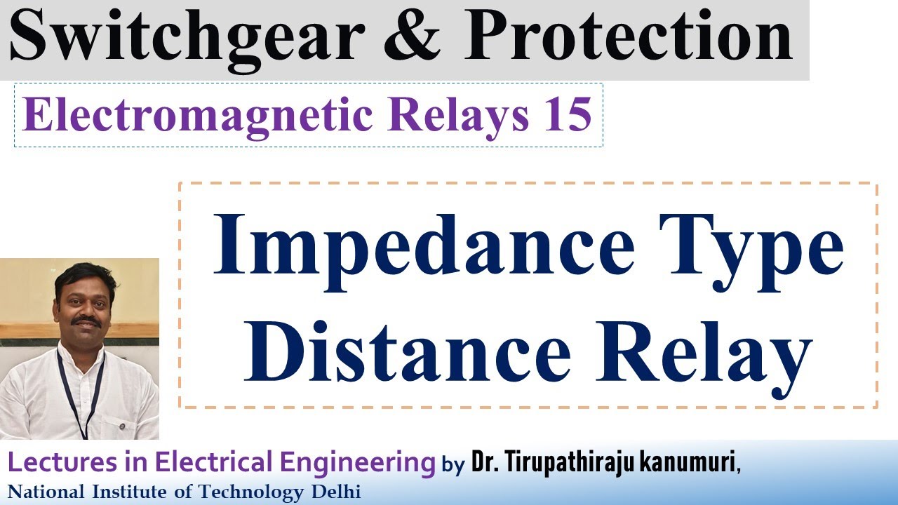 SGP315 Impedance Type Distance Relay - YouTube