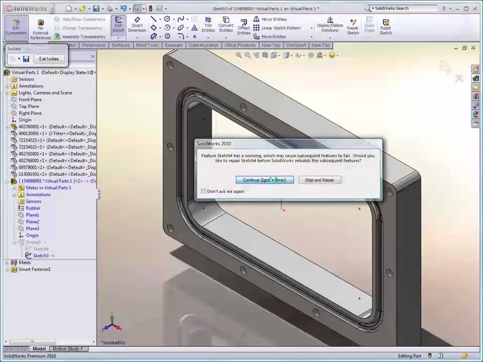 SOLIDWORKS What's New 2010: Section 28 - Virtual Parts - YouTube