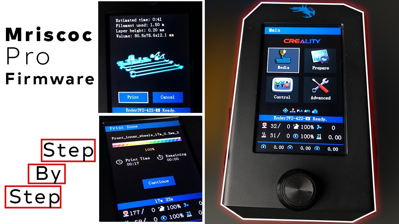 ENDER 3 V2 FIRMWARE UPDATE What You Need To Know Mriscoc Features