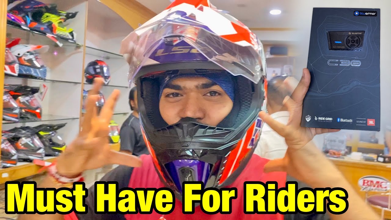 BOUGHT NEW DEVICE | BEST THING FOR RIDERS | Blu Armour Intercom ...