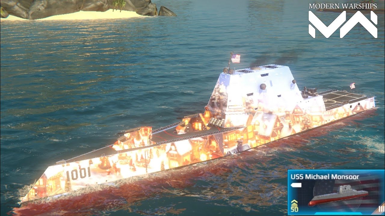 Modern Warships USS Michael Monsoor. its better then Zumwalt🔥 - YouTube