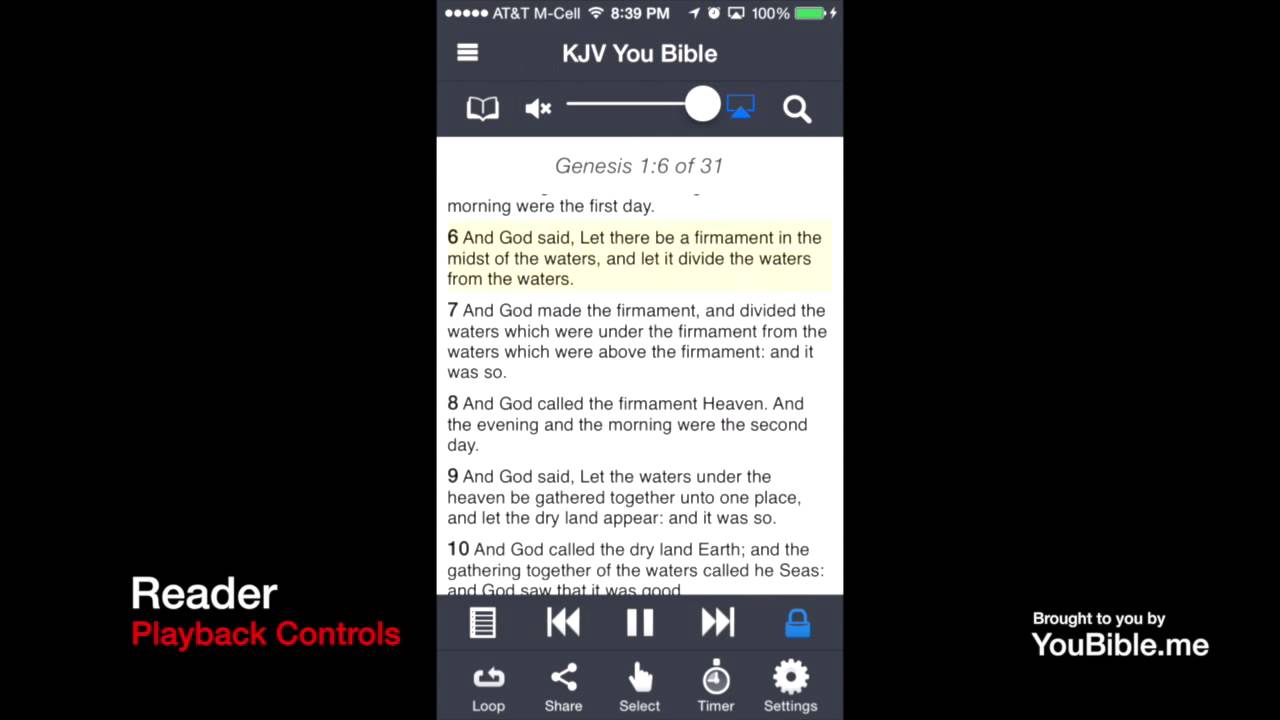 Reader - Playback Controls Tutorial - YouTube