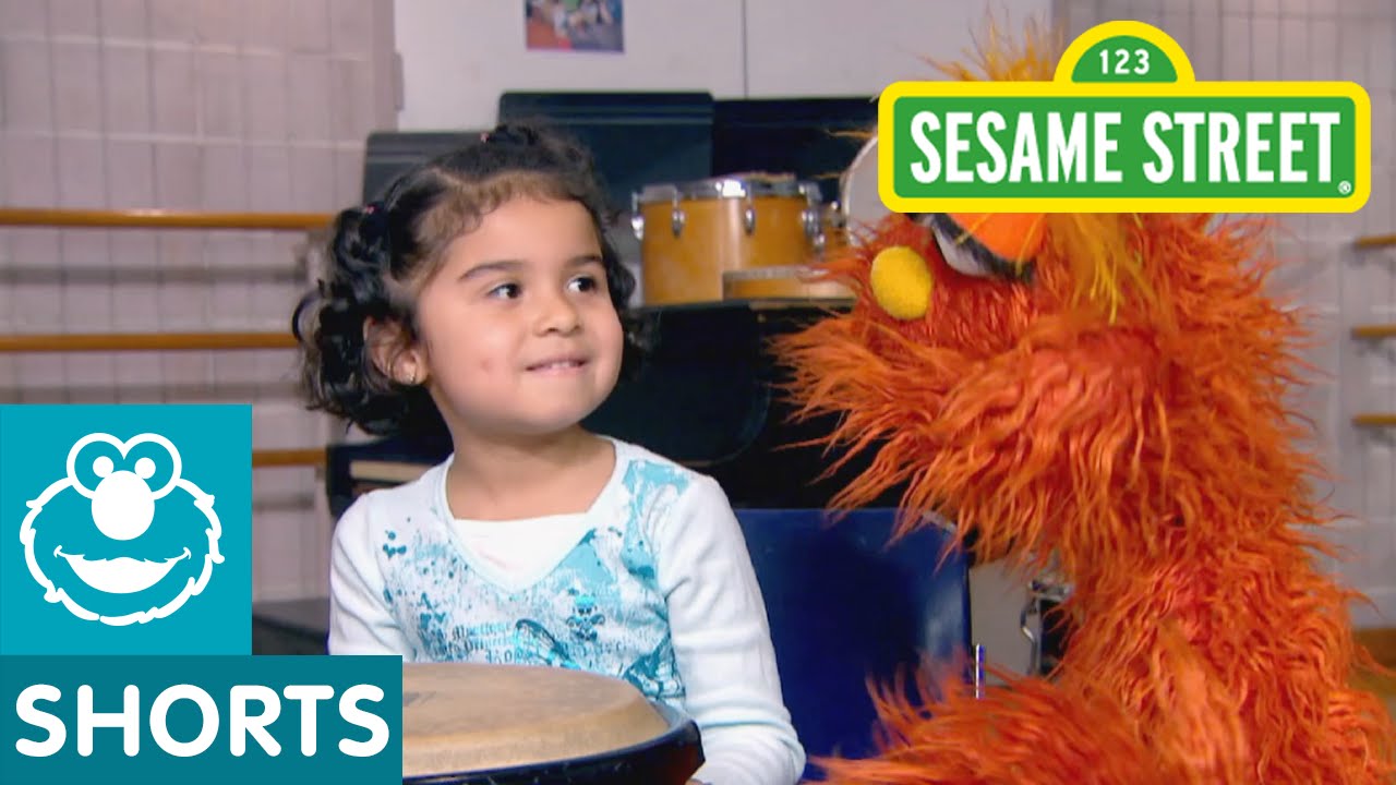 Sesame Street: Drumming School | Murray Had a Little Lamb - YouTube