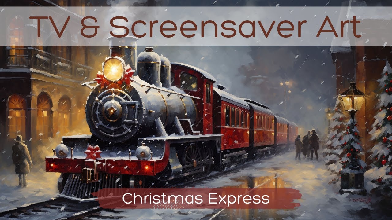 TV & Screensaver Art: Christmas Train | The Christmas Express ...