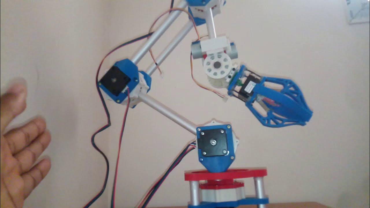 6DOF robotic arm. Explaination of the mechanism! - YouTube