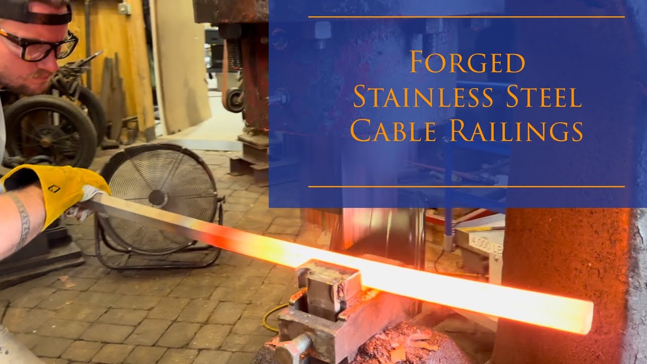Forged Stainless Cable Rails!!!! - YouTube
