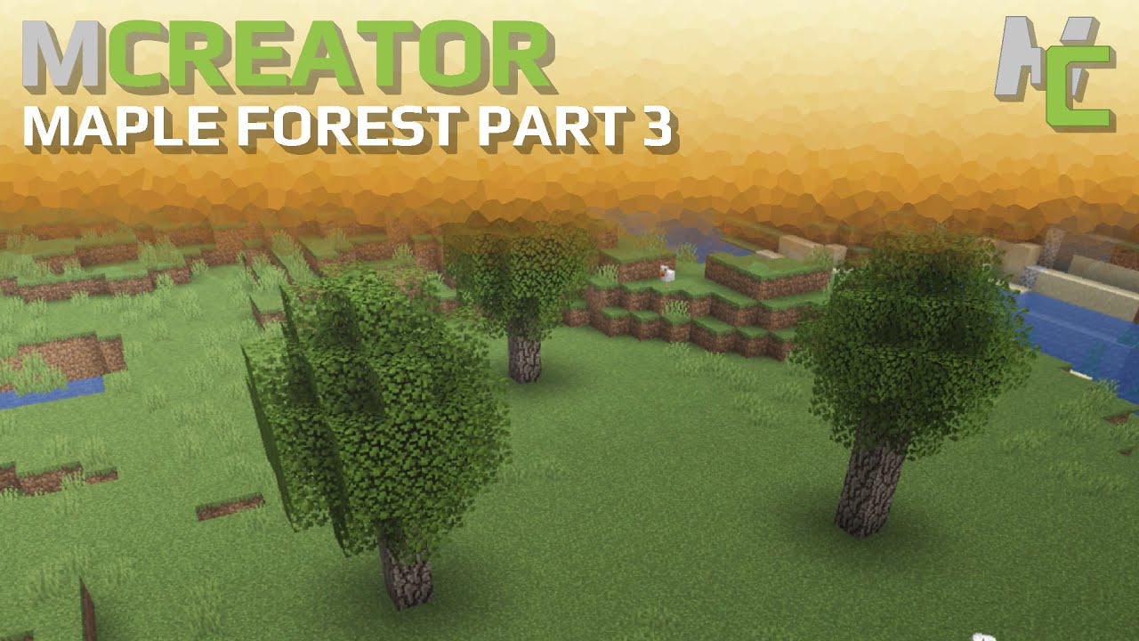 MCreator: Building A Maple Forest | Part 3 - YouTube