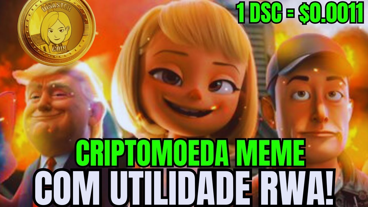 DISASTER COIN - CRIPTOMOEDA MEME COM UTILIDADE (RWA) EM PRÉ VENDA NO ...