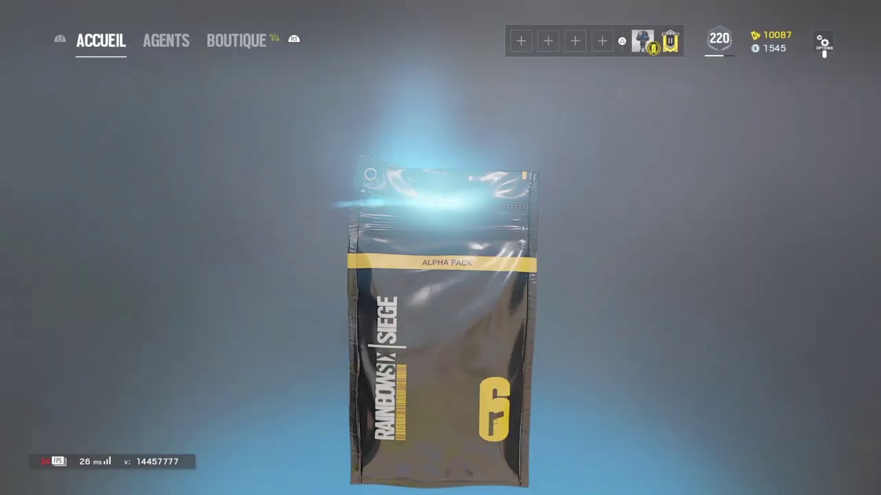 R6 opening 50 alpha pack - YouTube