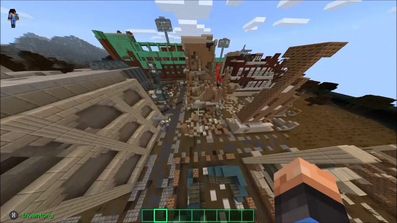 Minecraft Restoring Fallout Map - YouTube