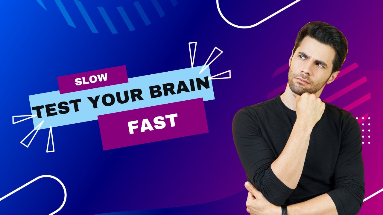 TEST YOUR BRAIN 😱 BRAIN SLOW OR FAST 🤔 - YouTube