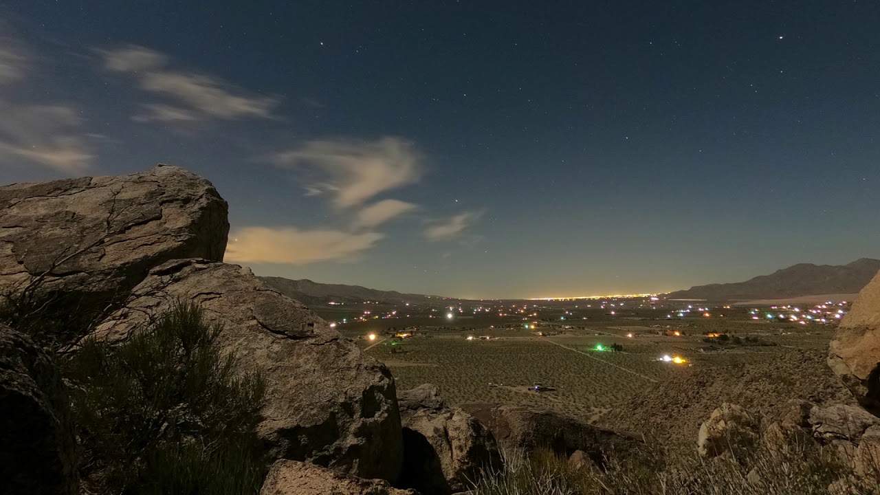 Sunset and Moonset Towards Sunrise - YouTube