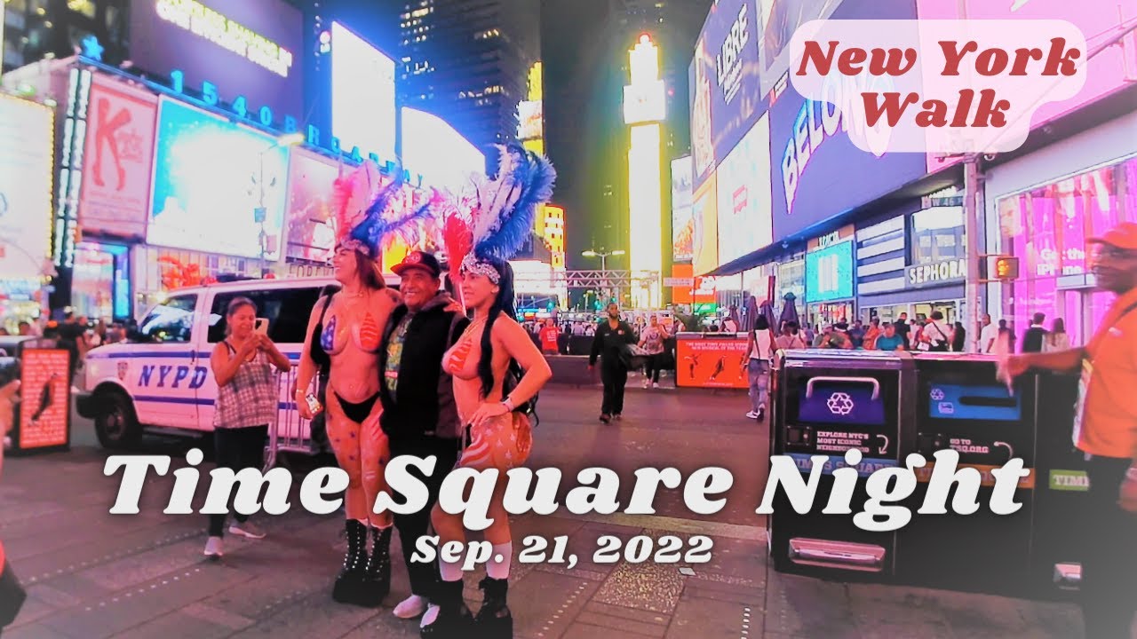 [NYC Walk] Times Square Night Sep 21, 2022 - YouTube