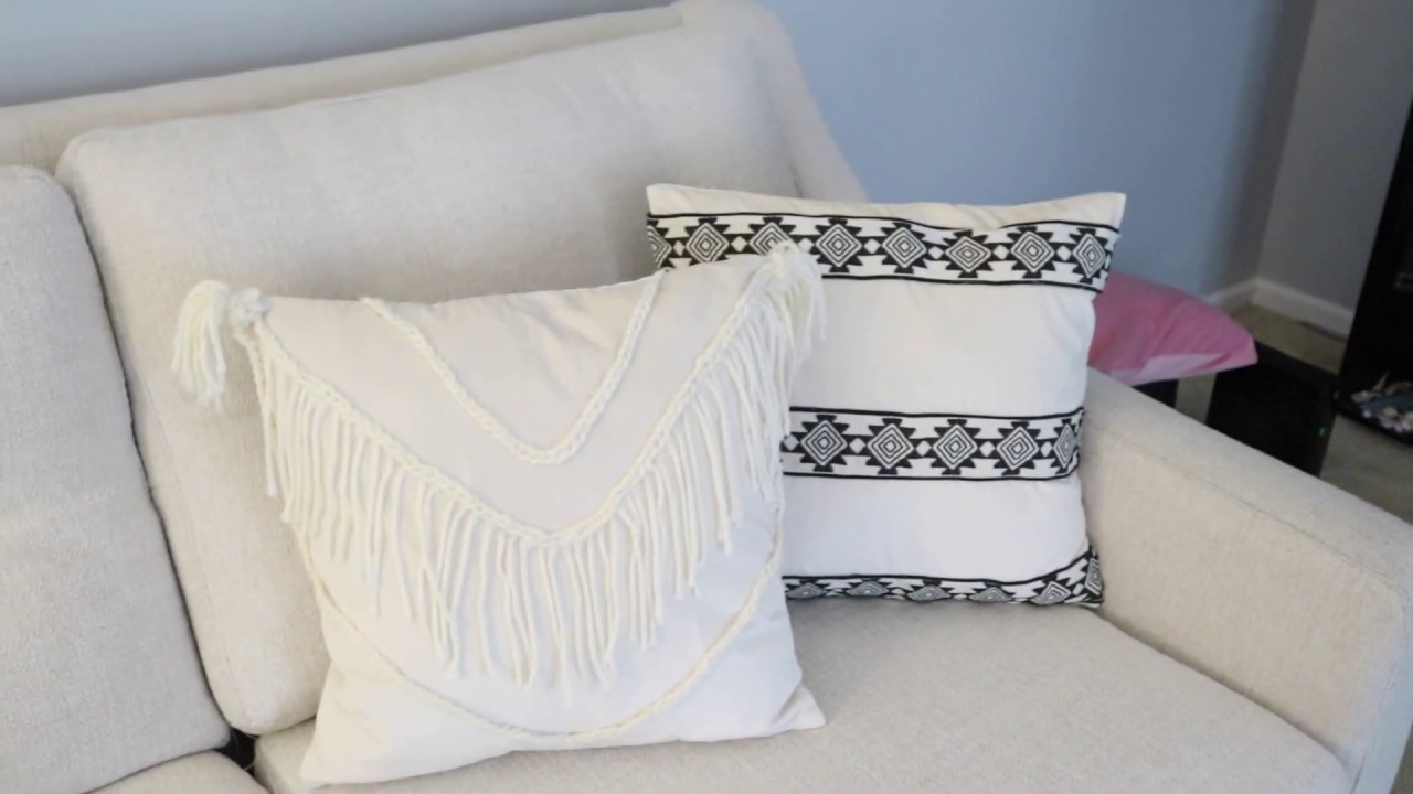 COMO HACER COJINES ESTILO BOHO / DIY Cojines Económicos Boho Chic - YouTube