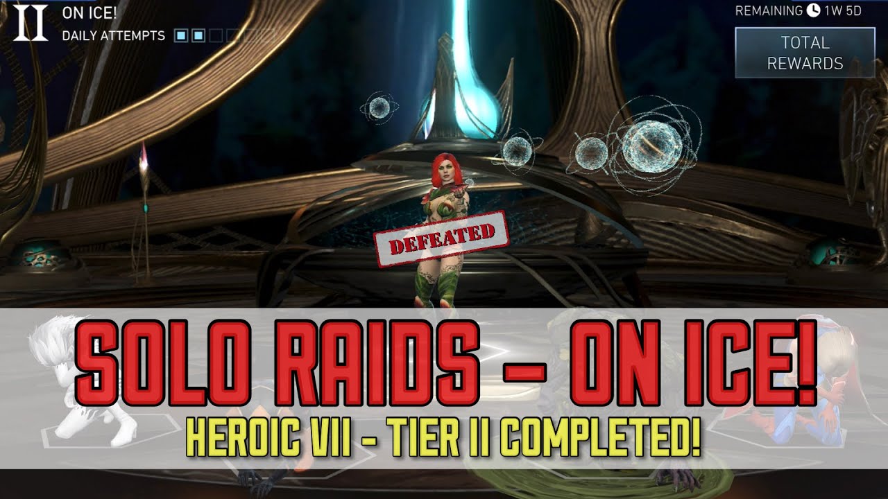 Injustice 2 Mobile | On Ice! - Heroic VII - Tier II Completed! - YouTube