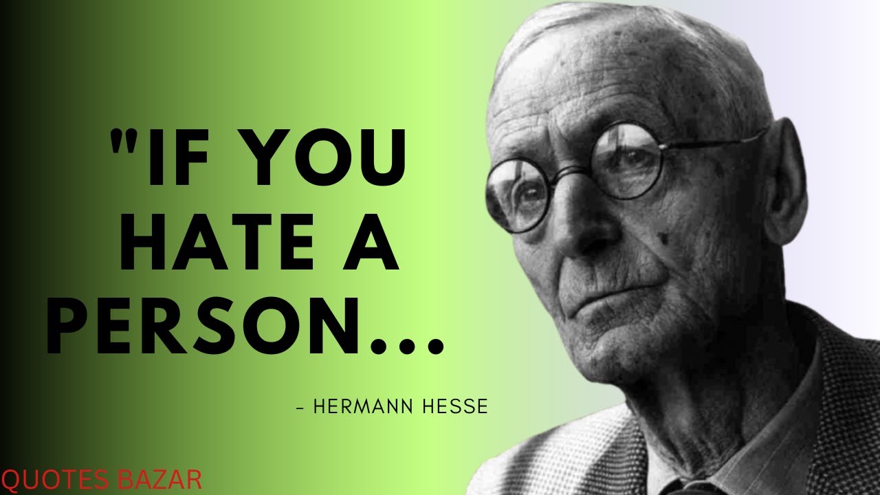|| Hermann Hesse Life Lessons You Should Know In Teenage || Hermann ...