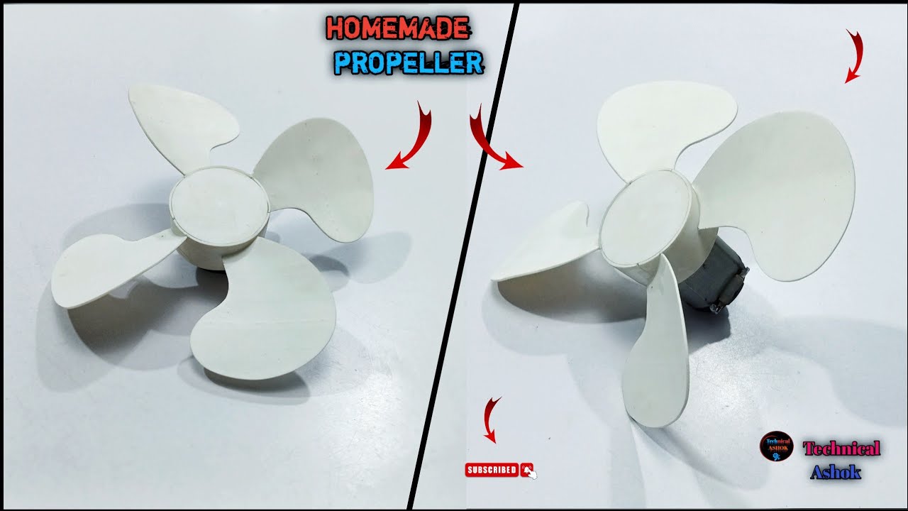How To Make Fan Propeller ||Homemade Fen Blade ||At Home With PVC Pipe ...