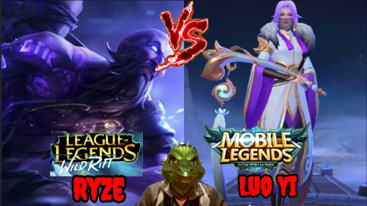 Ryze Wild Rift League of Legends Vs Luo Yi Mobile Legend | the Portals ...