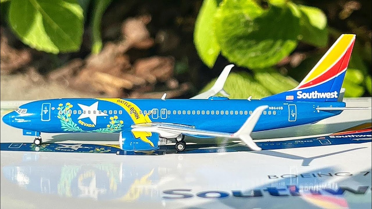 Gemini Jets Southwest Airlines Boeing 737-800 Nevada One Livery 1:400 ...