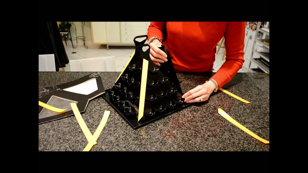 Macaron Display and Assembly (holds 40pcs) - YouTube