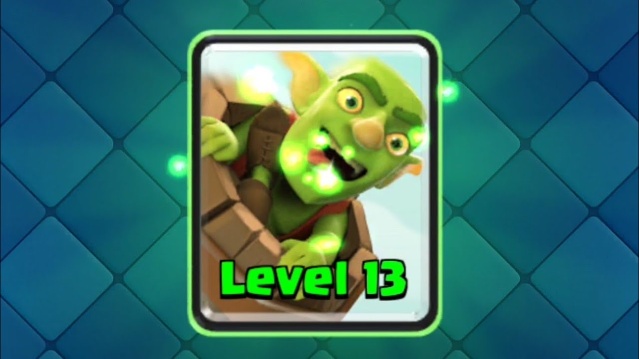 Power Of Lvl 13 Goblin Barrel in Clash Royale. - YouTube