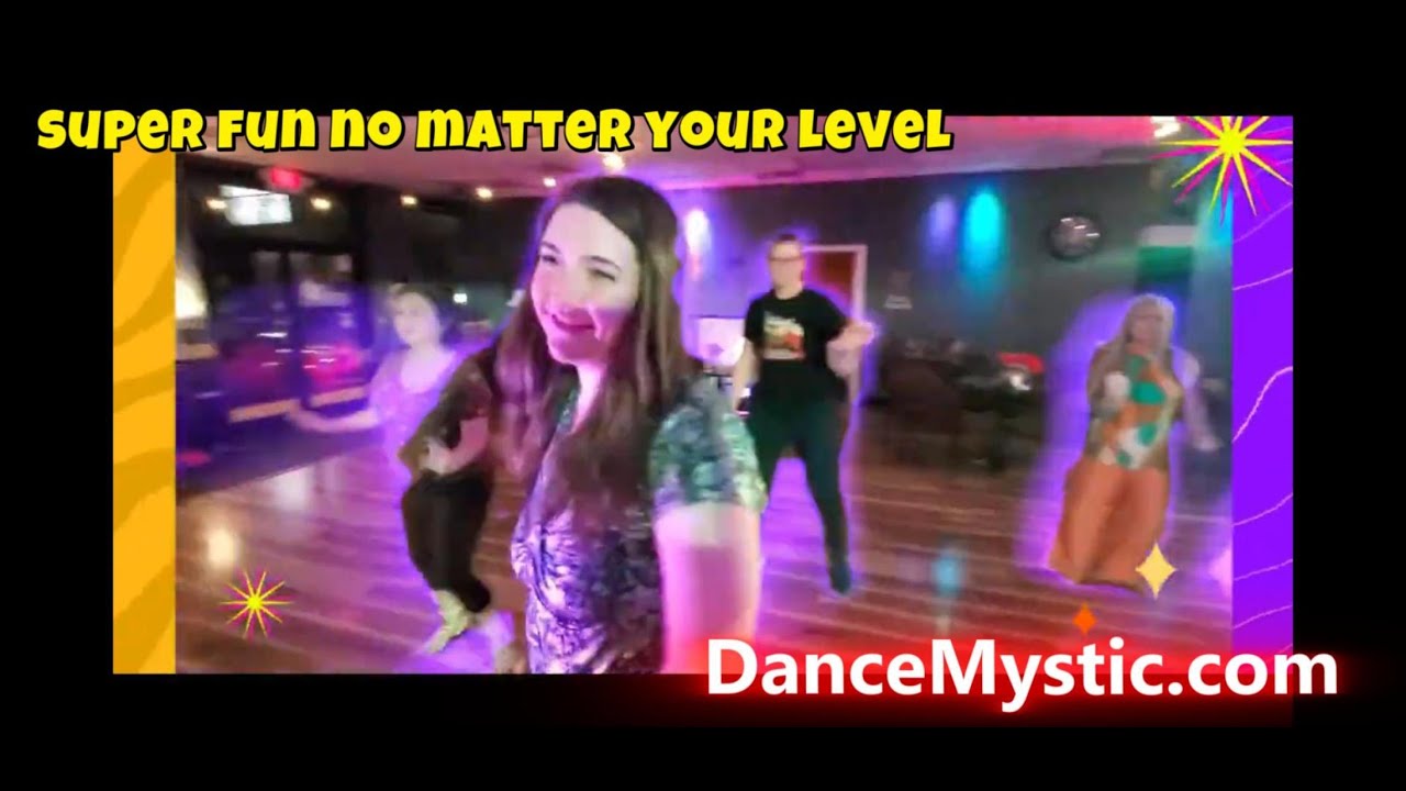 Dance Mystic's Latin Line Dance Class with Rachel Stomiany - YouTube