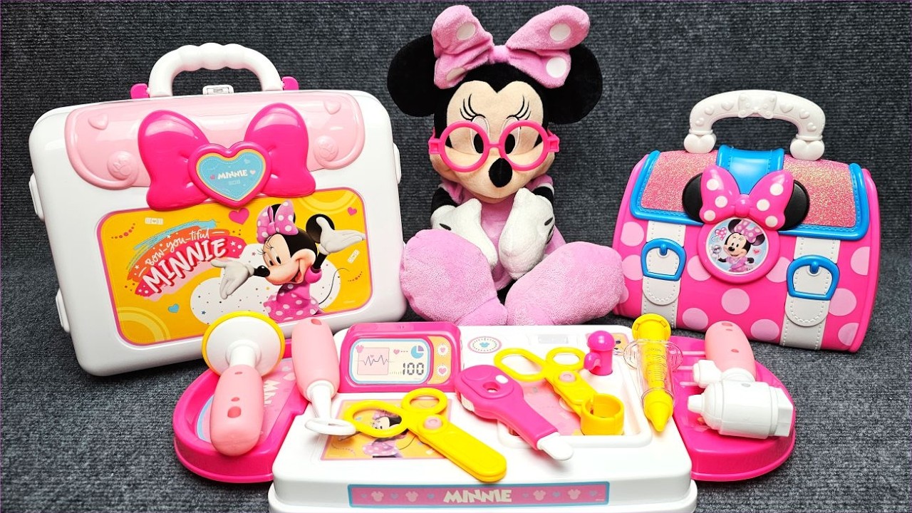 Disney Minnie Mouse Doctor Bag Set 3in1 Satisfying with Unboxing ...