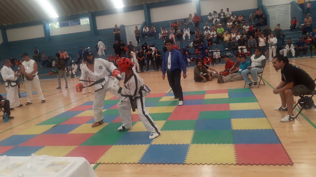 Taekwondo ITF combate CDMX VS EDO.MEX - YouTube