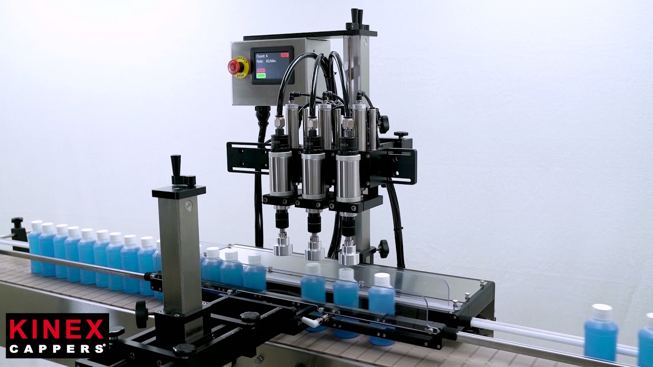 Kinex Cappers® - Automatic Cap Tightener and Spindle Cap Tightener ...