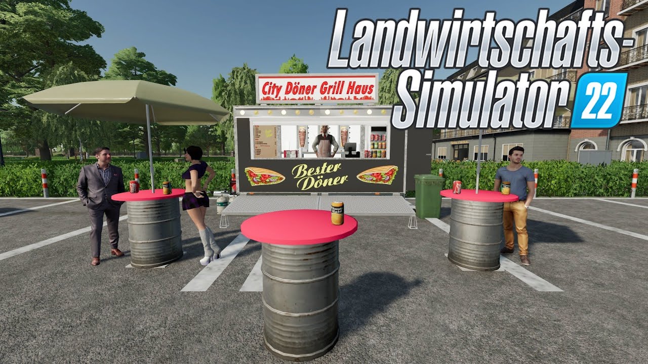 LS22 | Kirmes Fete Forains & Co | #01: City Döner Grill Haus ...