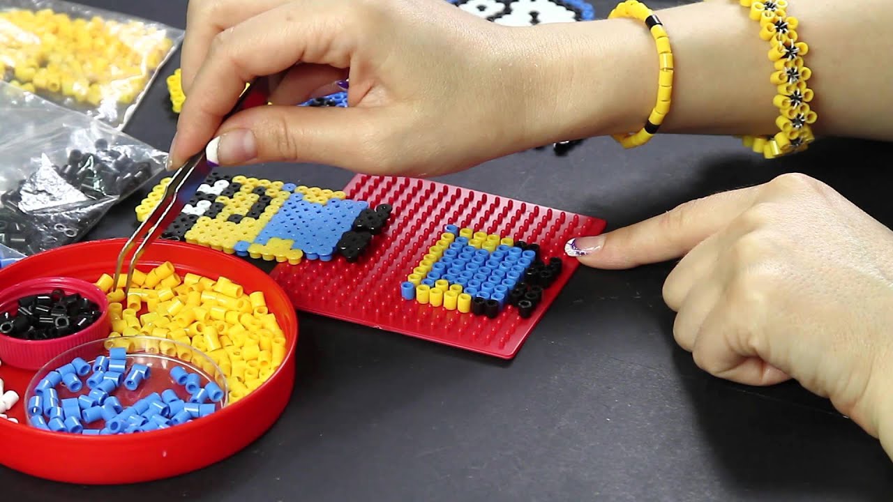Cattivissimo ME pyssla hama beads Despicable Me Minion Rush ita full hd ...