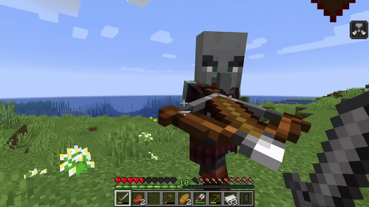 Fighting my First Pillager Patrol in Minecraft Java Edition - YouTube