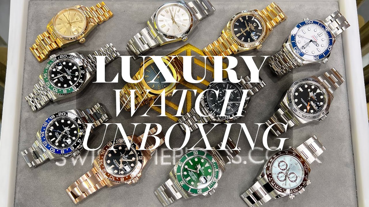 Our BIGGEST Luxury Watch UNBOXING EVER : What Your Money Can Get You in ...