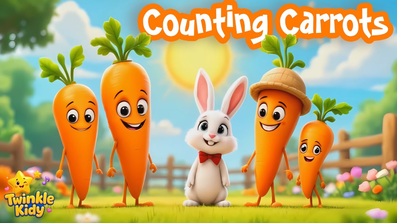One Carrot, Two Carrots | Count Carrots! | kids Songs | Tunes and Tales ...