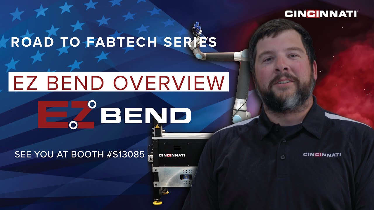 Fabtech Sneak Peek: EZ Bend Cobotic Cell #pressbrakes #automation # ...