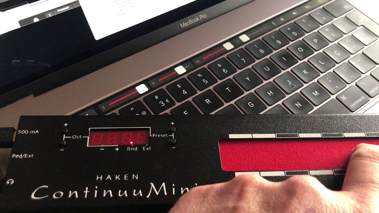Midi TouchBar + ContinuuMini - YouTube