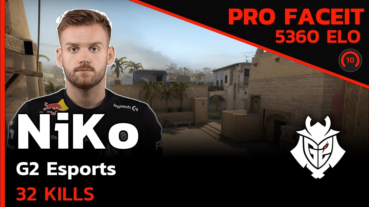 NiKo G2 TAKES OVER FACEIT!🔥 w/maden (MIRAGE) FACEIT LVL 10 / CSGO POV ...