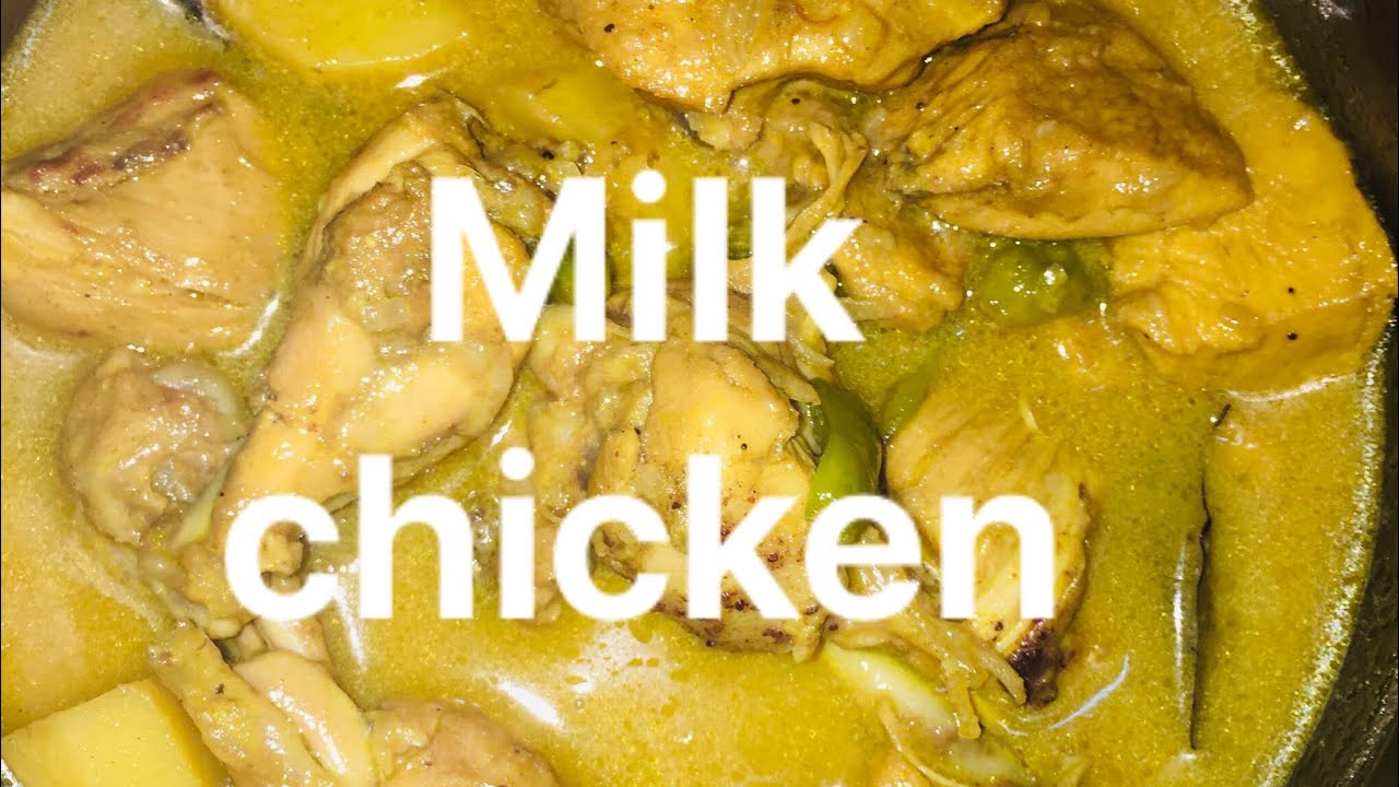 Milk chicken . how to cook chicken with milk. - YouTube