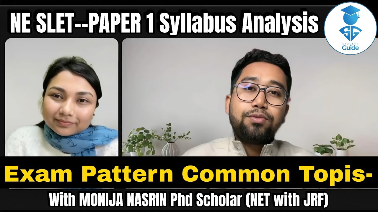 NE SLET - Paper 1 Syllabus Analysis || Exam Pattern || Study Tops ...