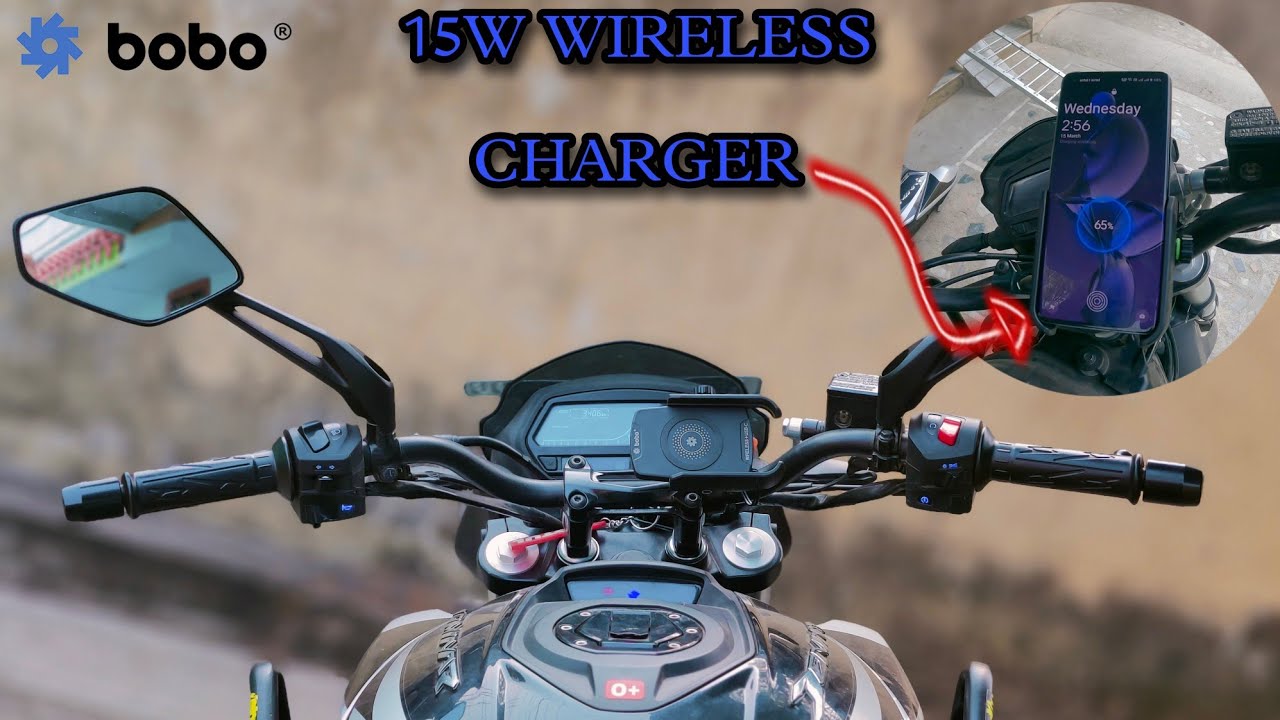 BEST FAST CHARGING MOBILE HOLDER FOR ALL BIKE | bobo Wireless Charger ...