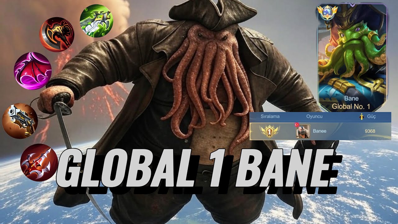 I’M BEST ON THE PLANET - Global 1 Bane ruthless best build - Mobile Legends - YouTube