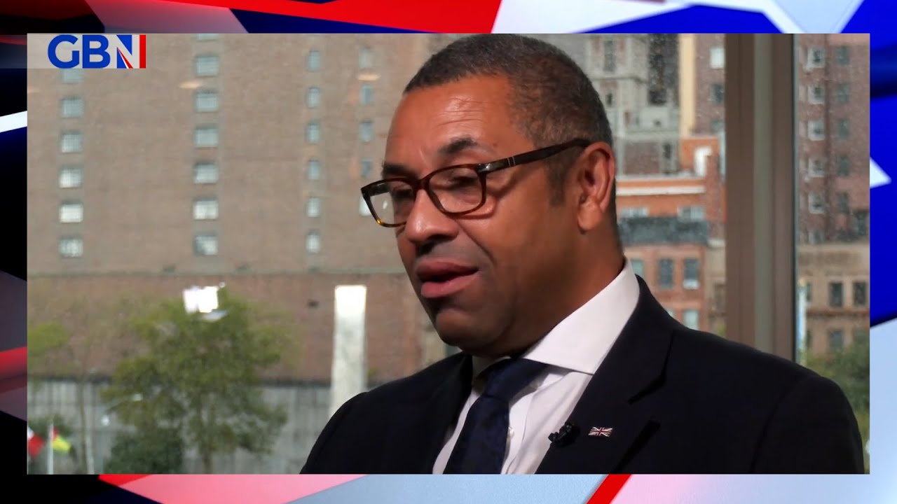 James Cleverly speaks to GB News about Russia at the UN security ...